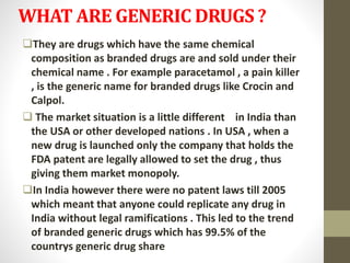 Generic drug product development | PPTX