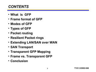Generic framing procedure | PPT