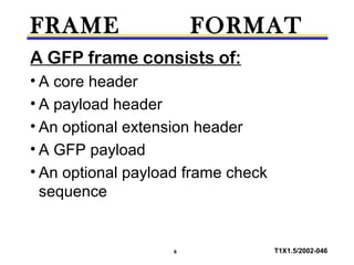 Generic framing procedure | PPT
