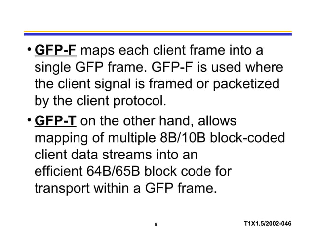 Generic framing procedure | PPT