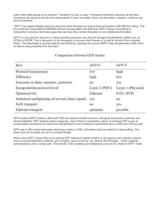 Generic framing protocol | PDF