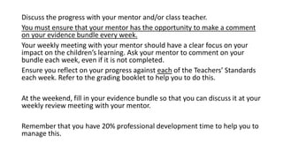 Generic introduction to evidence bundles for placement (1) | PPTX ...