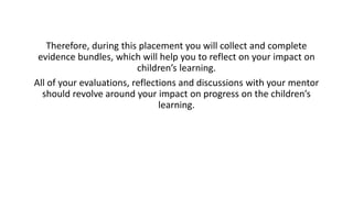 Generic introduction to evidence bundles for placement (1) | PPTX ...