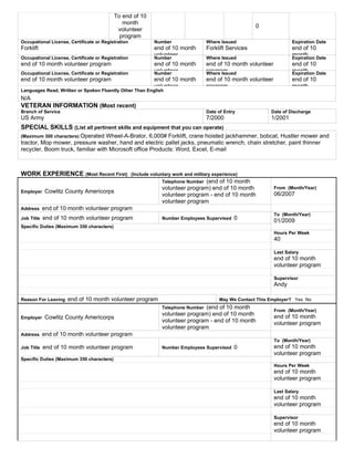 Generic Job Application | RTF