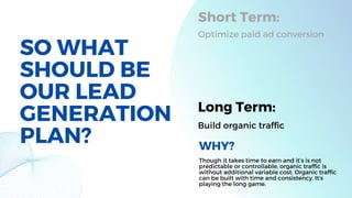 Lead Generation Analysis & Strategy | PDF