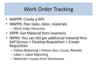 Generic Maximo Business Processes | PPTX