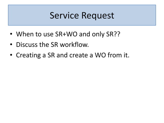 Generic Maximo Business Processes | PPT