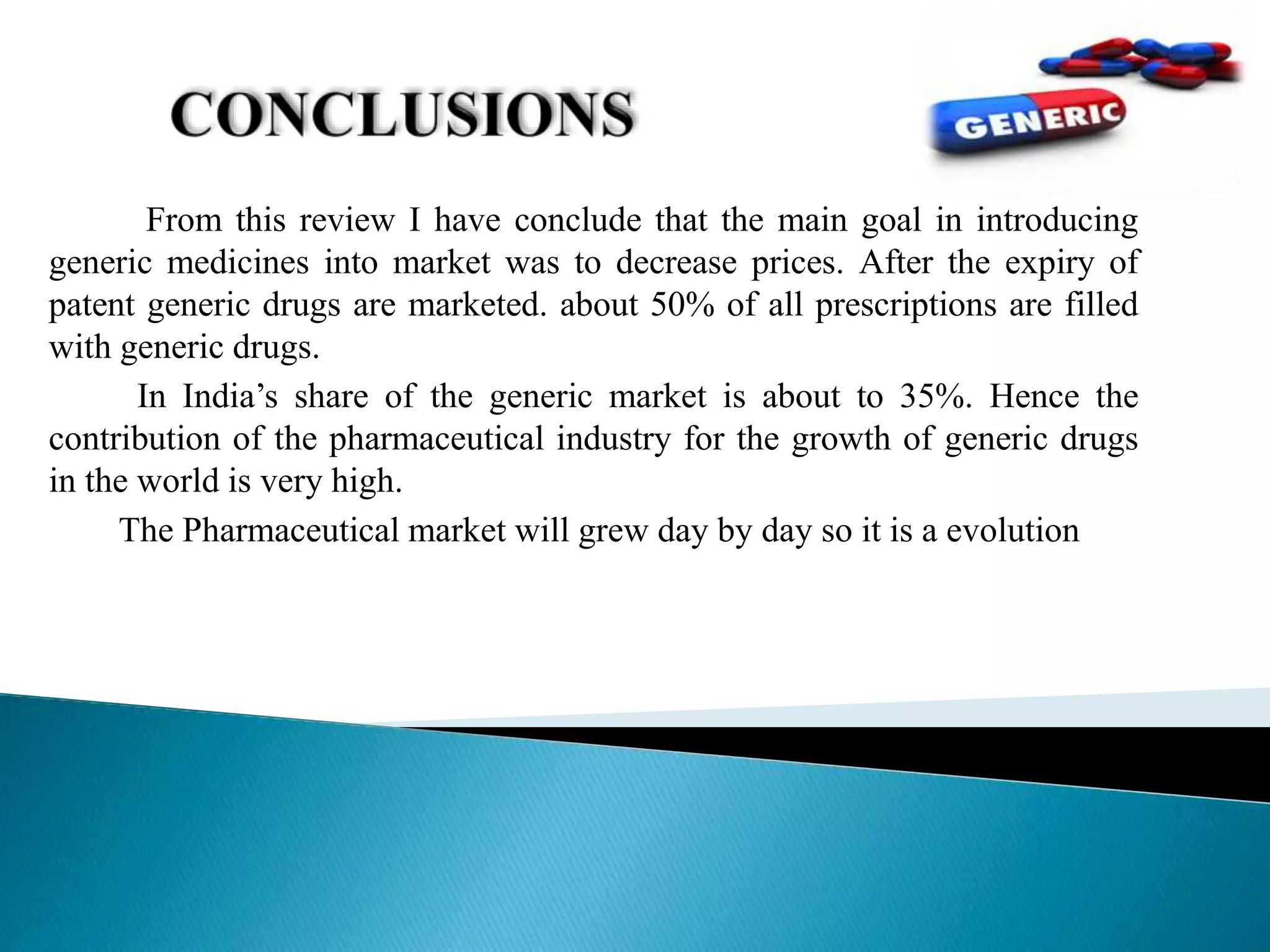 " GENERIC MEDICINE'' | PPTX