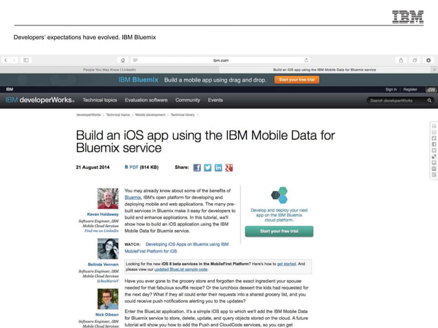 IBM Mobile strategy deck | PPTX | Cloud Computing | Internet