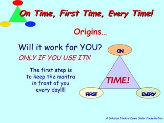 Project Management On Time On Budget | PPT | Internet for Beginners ...