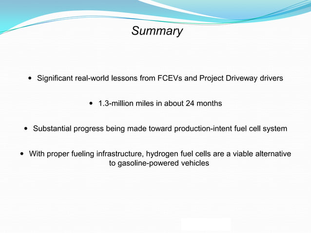 General Motors Fuel Cell Program | PPTX | Automotive Industry | Industries