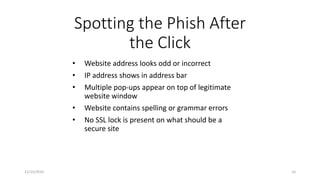 Organizational Phishing Education | PPTX