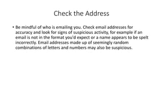 Organizational Phishing Education | PPTX