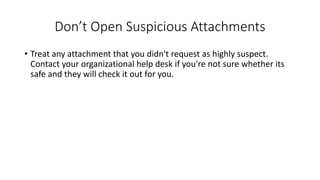 Organizational Phishing Education | PPTX