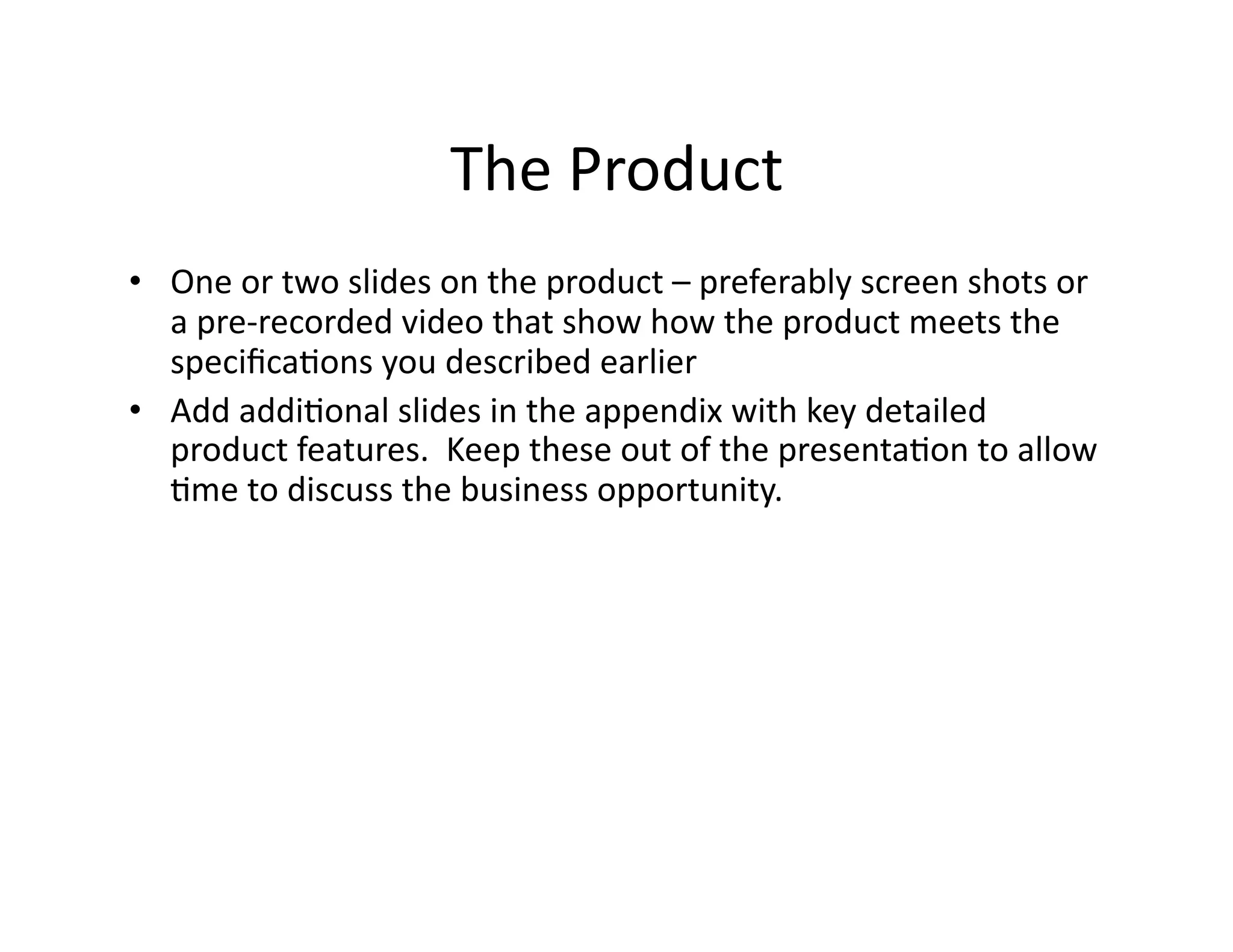 Generic pitch template | PPT