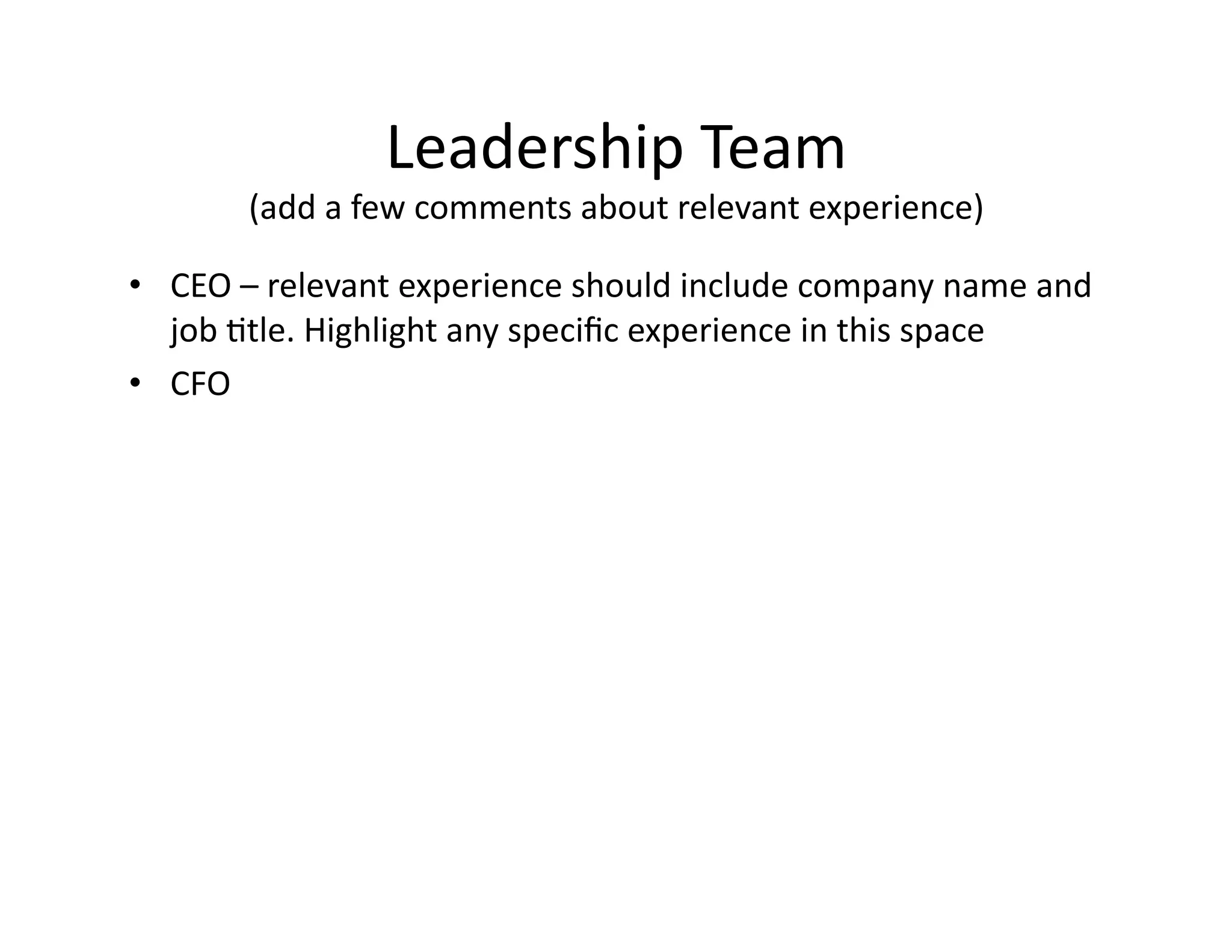 Generic pitch template | PPT