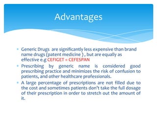 Generic prescribing akmccc | PPT