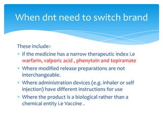 Generic prescribing akmccc | PPT