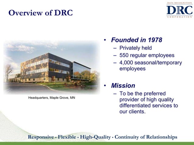 Data Recognition Corporation | PPT