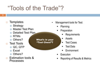 Test Framework V0.1 | PPTX