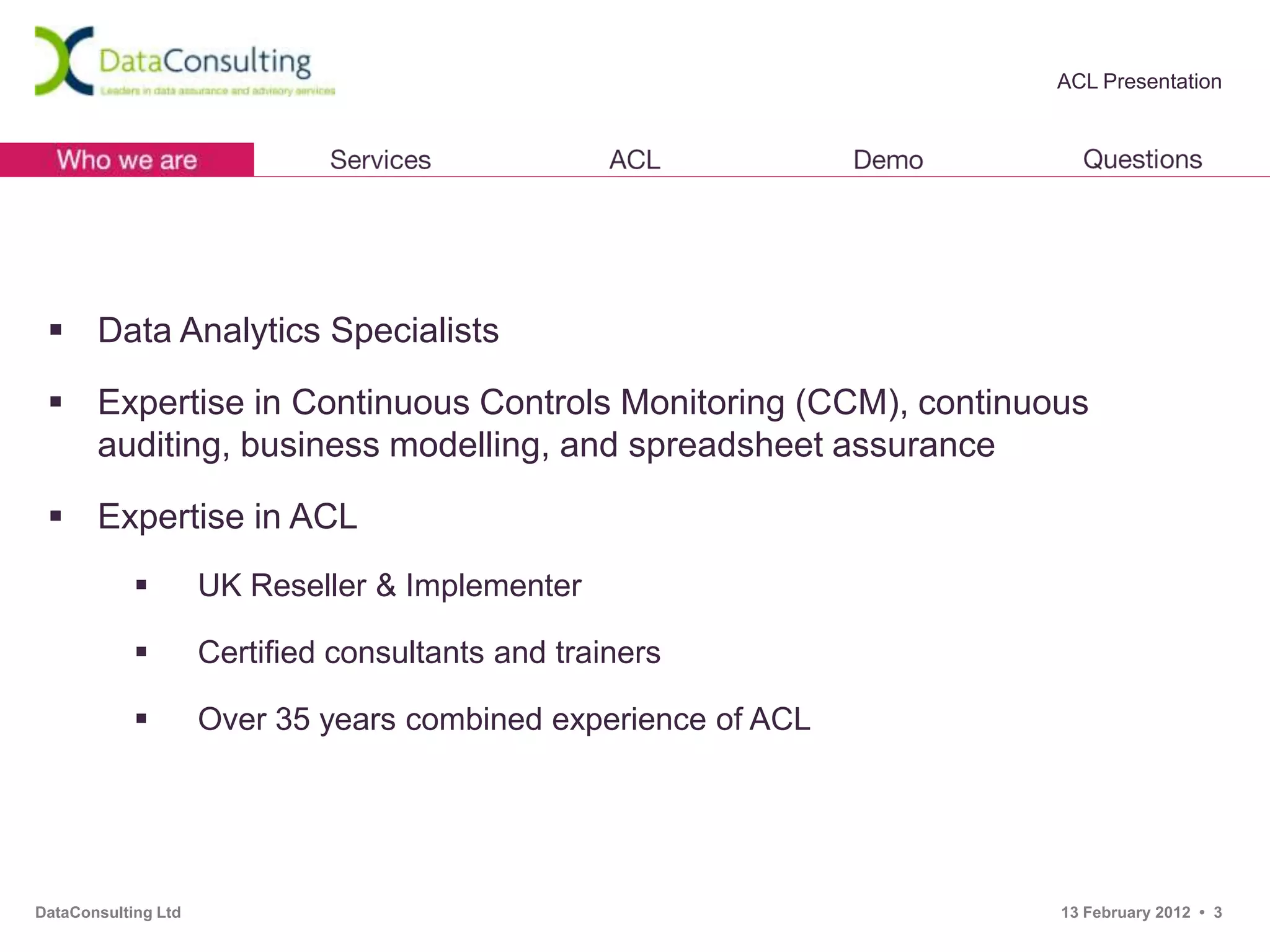 ACL Presentation | PPTX