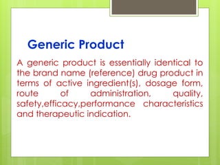 ggeneric product development APPROVAL PROCESS | PPT