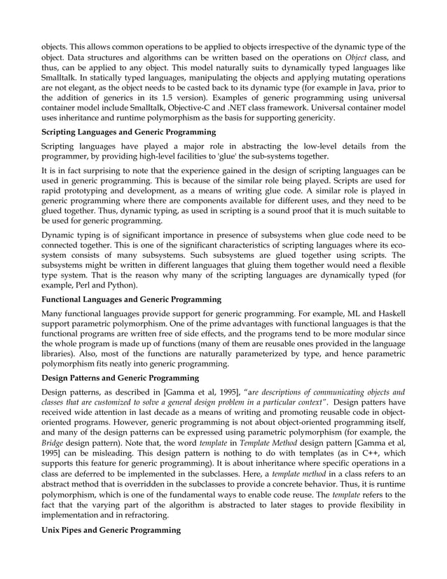 Generic Programming | PDF