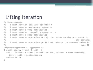 Generic programming and concepts that should be in C++ | PDF