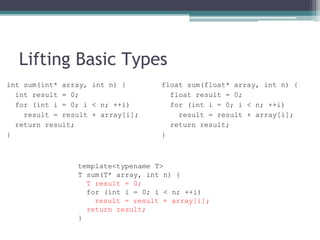 Generic programming and concepts that should be in C++ | PDF