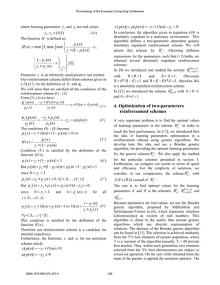 Generic Reinforcement Schemes and Their Optimization | PDF