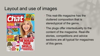 Real-Life Magazine Genre Research | PPTX | Desktop Publishing ...