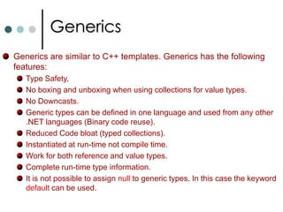 Generics | PPTX | Programming Languages | Computing