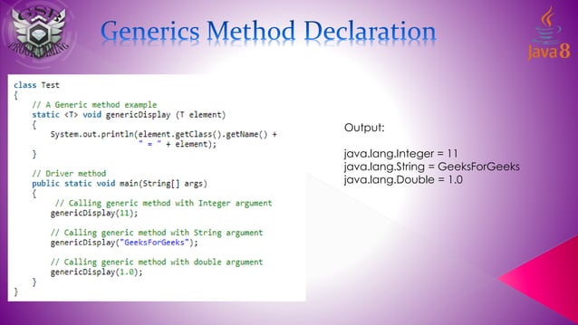 Generics And Collections In Java Pdf Programming Languages Computing 1672