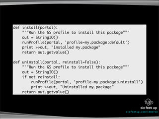 Generic Setup De-Mystified | PPT