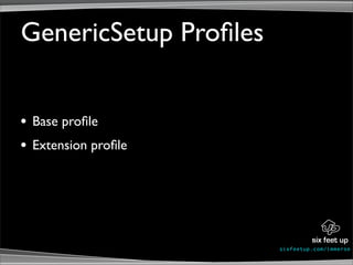 Generic Setup De-Mystified | PPT