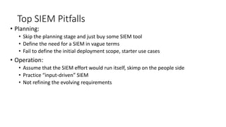 Generic siem how_2017 | PPT