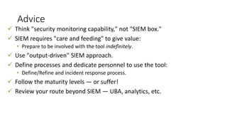 Generic siem how_2017 | PPT