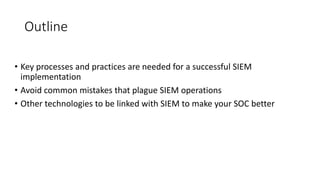 Generic siem how_2017 | PPT