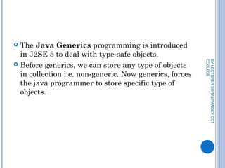 Generics in java | PPT
