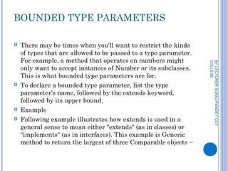 Generics in java | PPT