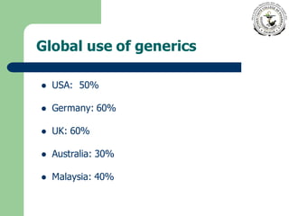 Generics And Innovators | PDF