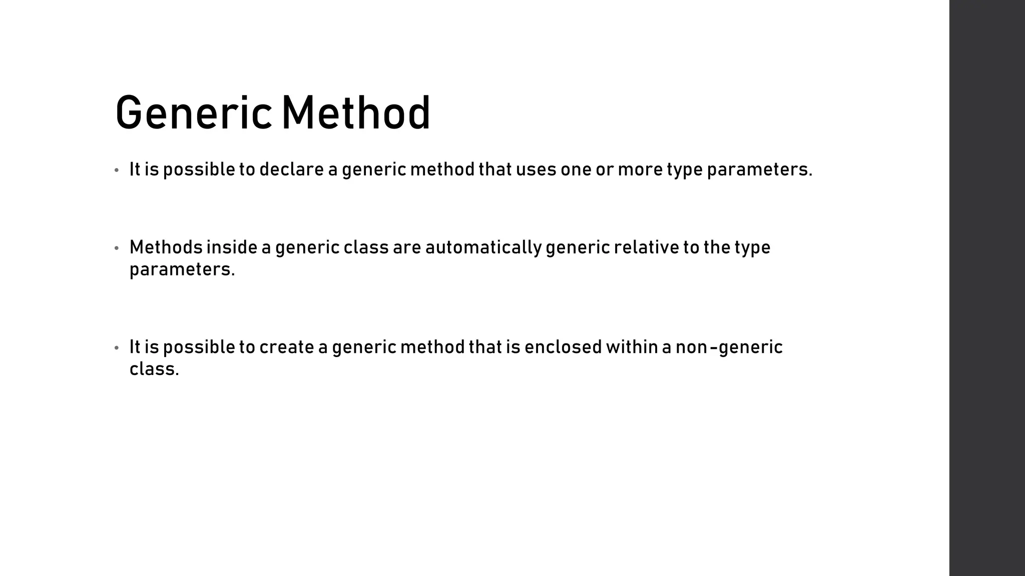 Generics Module 2Generics ModuleGenerics Module 2 | PPT
