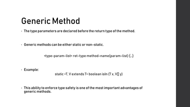 Generics Module 2Generics ModuleGenerics Module 2 | PPT