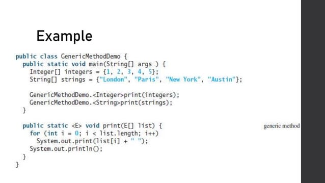 Generics Module 2Generics ModuleGenerics Module 2 | PPT