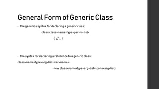 Generics Module 2Generics ModuleGenerics Module 2 | PPT