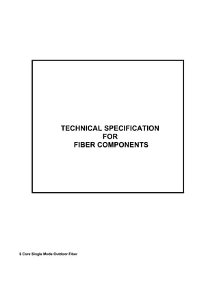 Generic spec sheet copper cat6 & sm | DOC