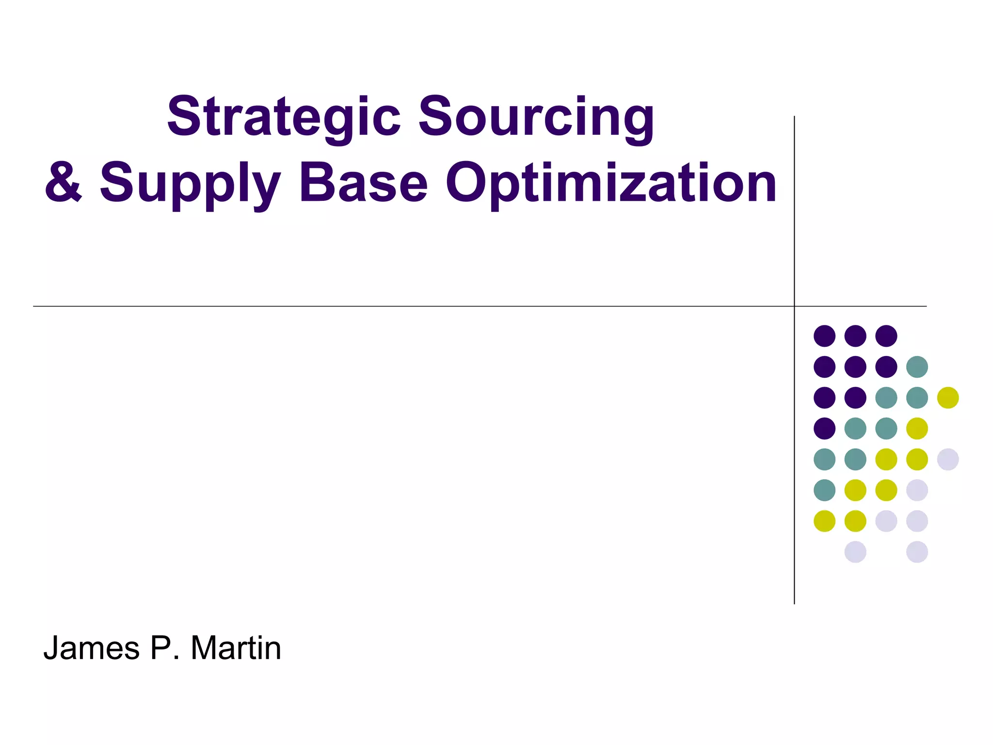 Strategic Sourcing Process | PPT