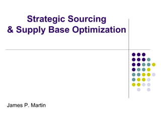 Strategic Sourcing Process | PPT