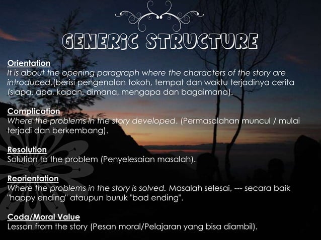 Generic Structure of Narrative Text | PPTX
