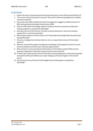 Management Information Systems | PDF